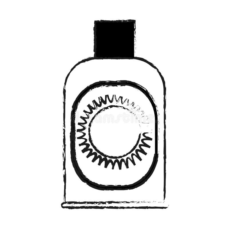 Sunblock or Sunscreen Icon Image Stock Vector - Illustration of ...