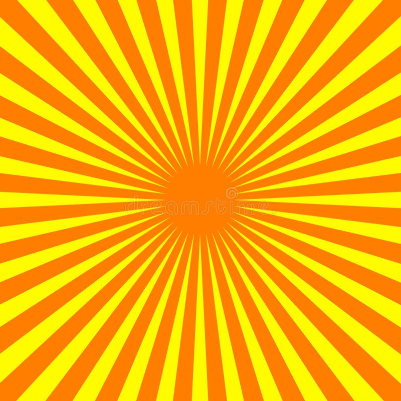 Yellow Sunburst Clipart