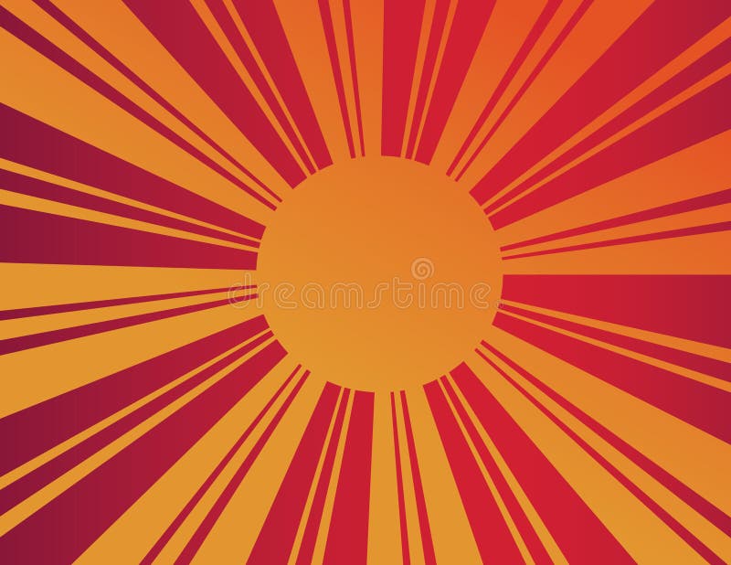 Sunburst stock vector. Illustration of vector, heat, sunburst - 8510617
