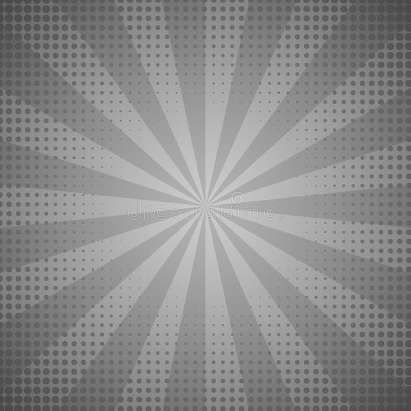 Sunburst Abstract Grey Background Stock Vector - Illustration of ...