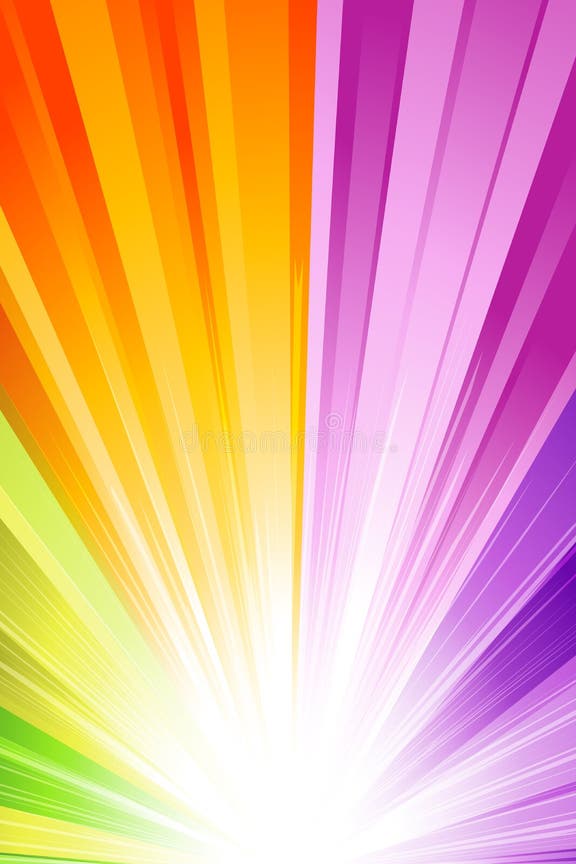 Bright Colorful Background Sunburst Rainbow Stock Illustrations – 726 ...