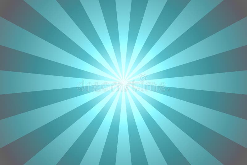 Cyan Sunburst Stock Illustration Illustration Of Design 71093063