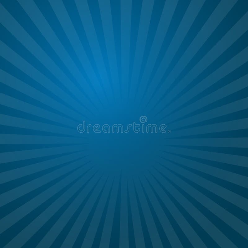 Sunburst Blue Rays Pattern. Radial Sunburst Ray Background Vector ...