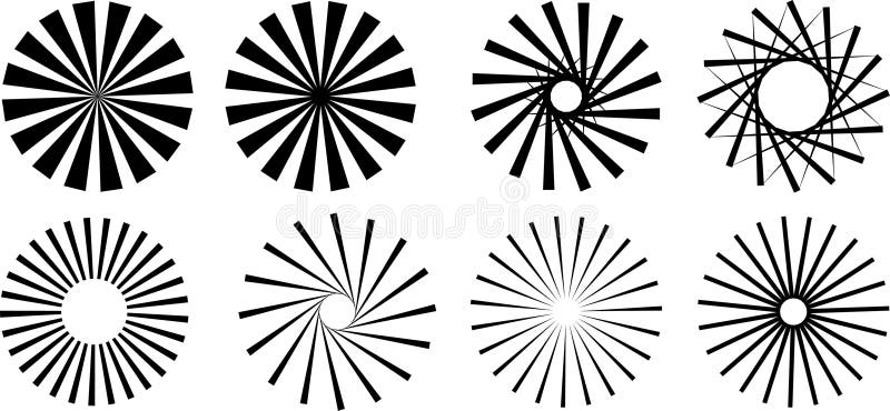 Sunburst Element. Radial Stripes Background. Sunburst Icon Collection ... Sunburst Element. Radial Stripes Background. Sunburst Icon Collection ...