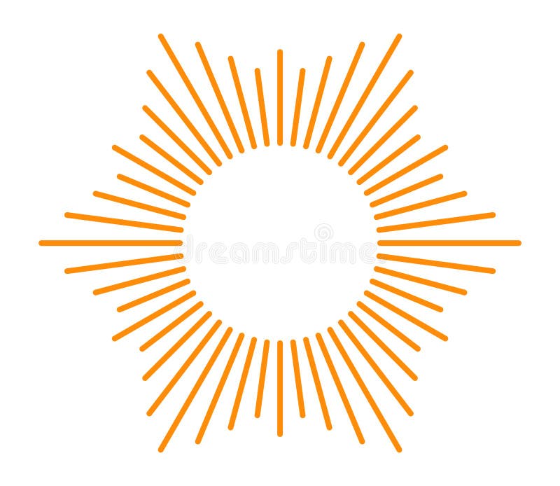 Sun Rays Blast Icon. Solar Pressure Symbol. Sunstroke Sign. Sun with ...