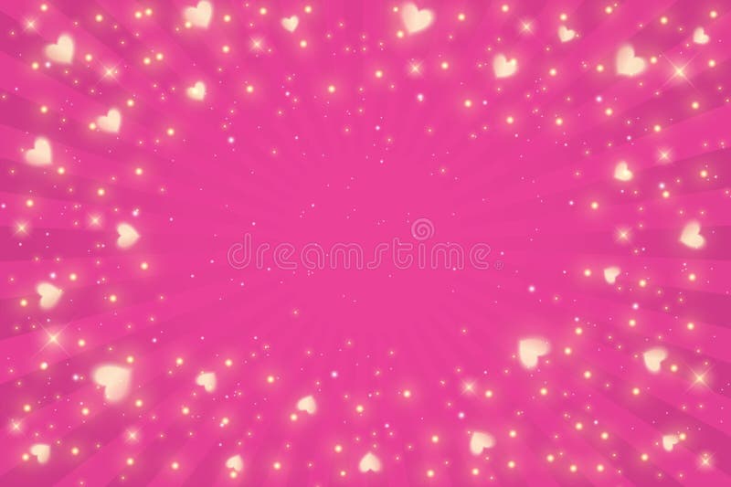 Pink Comic Background. Cartoon Pop Art Burst Rays Pattern. Abstract ...