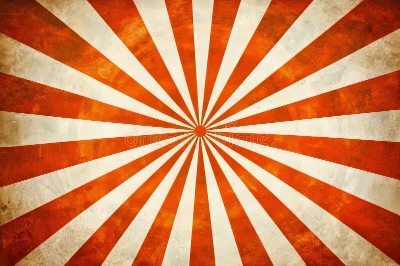 Sunburst with Radiating Yellow and Orange Rays. Artistic Design Stock ...