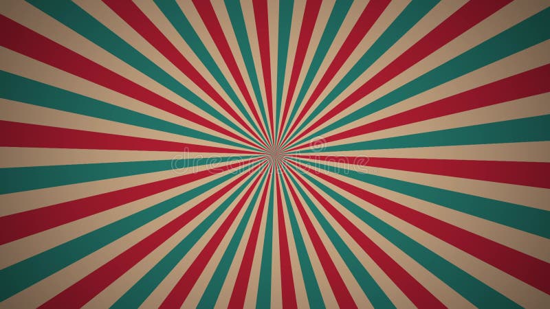 Sunburst Radiation Cartoon. Summer Retro Burst Sun Rays Stock Footage ...