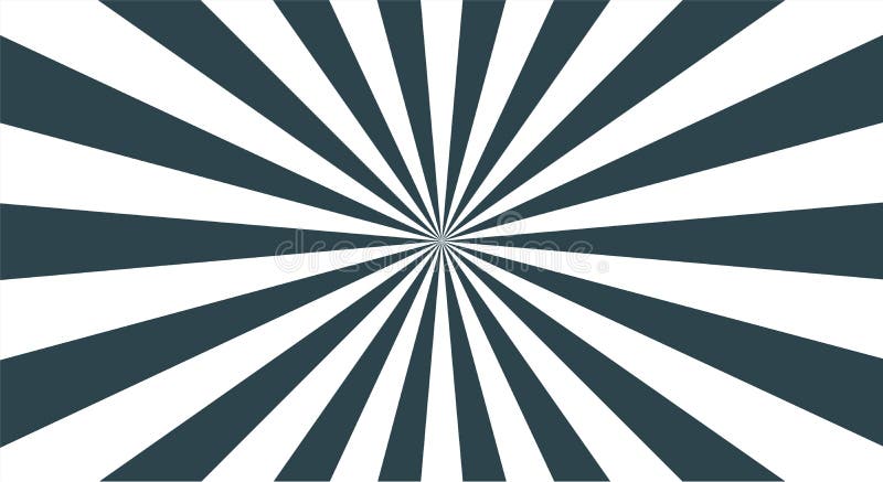 Sunburst or Sun Burst Retro Background. Ray Stripes. Stock Vector ...