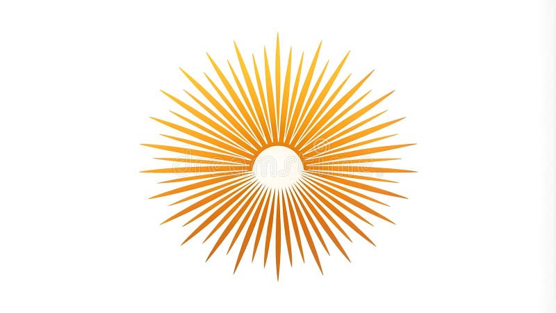 Sunburst Symphony: a Modern Minimalist Sun Logo Design Template AI ...