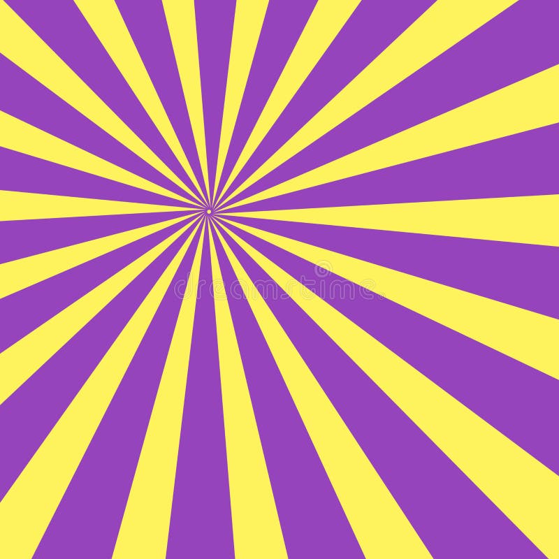 Sunburst with Yellow Pastel Color for Rays and Beams. Multi Tone ...