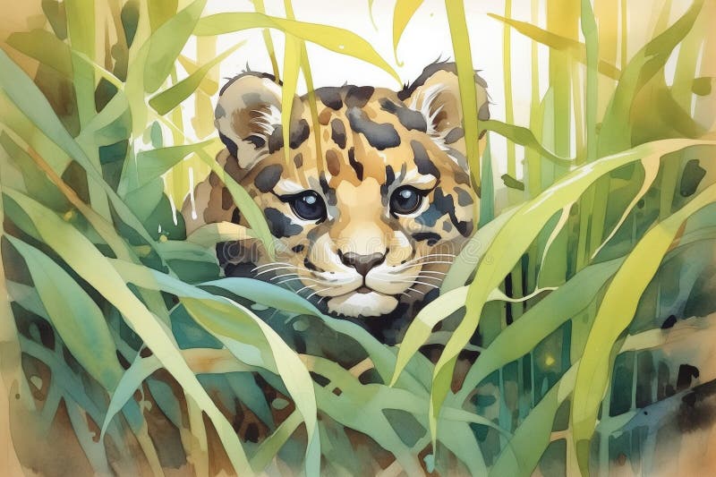 The Sunda Clouded Leopard Lounging on a Branch Stock Image - Image of ...