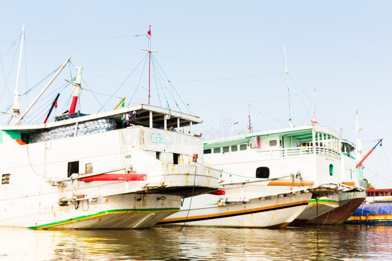 Sunda Kelapa Harbour in Jakarta - Indonesia Stock Image - Image of ...