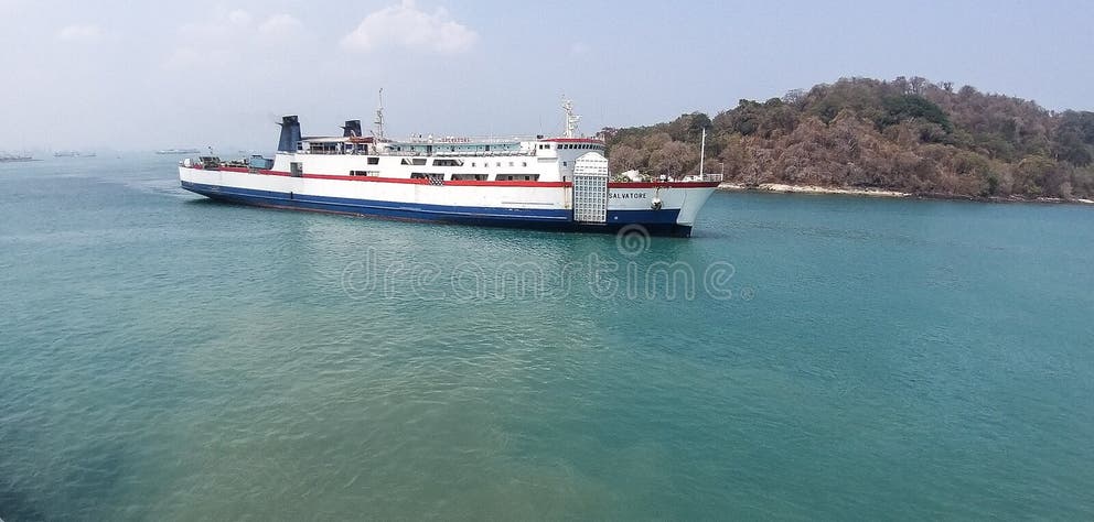 Sunda strait ship stock photo. Image of port, harbor - 178087356