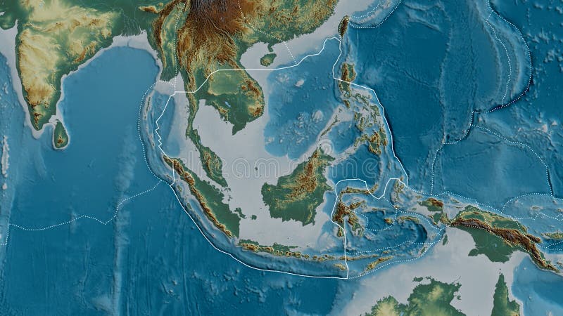 Sunda Tectonic Plate - Vectors Stock Illustration - Illustration of ...