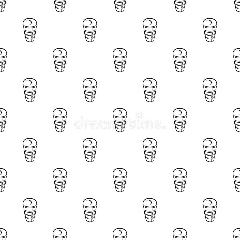 Sundae in Glass Icon, Outline Style Stock Vector - Illustration of ...