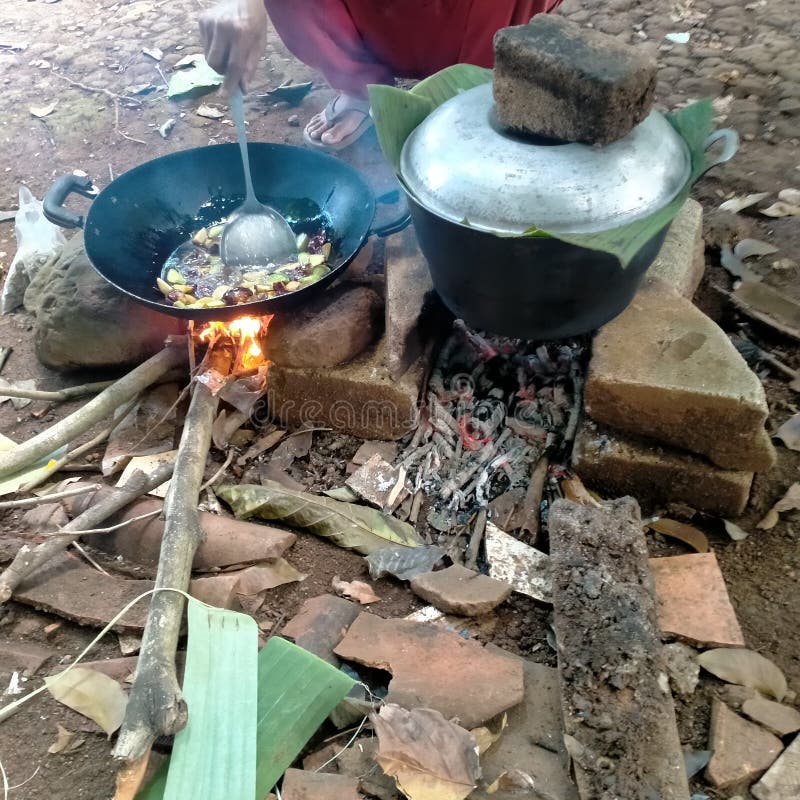 Sundanese Cooking Culture in Bogor, West Java Stock Photo - Image of ...