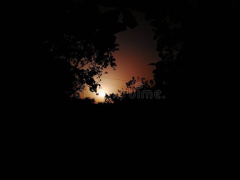 Sundawn stock image. Image of sunrise, evening, nature - 126409837