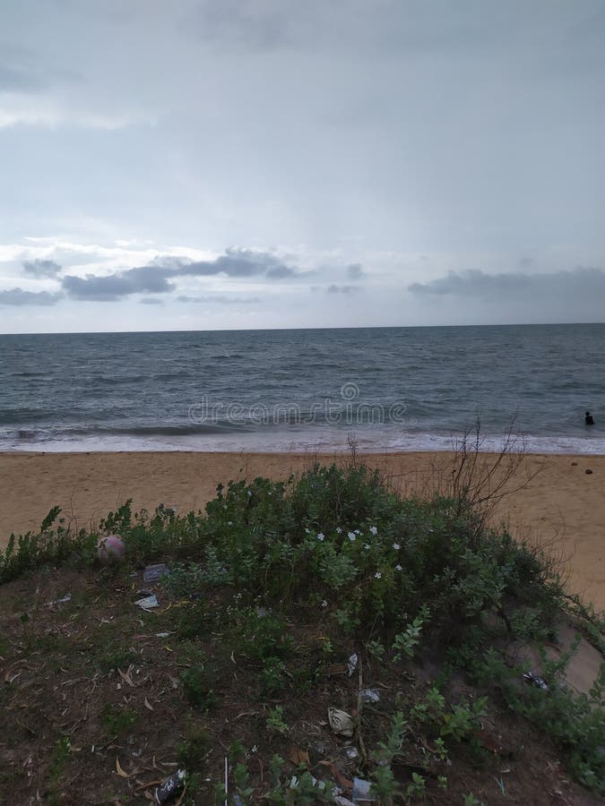 Sunday Afternoon Beach Atmosphere and Heat Stock Image - Image of beach ...