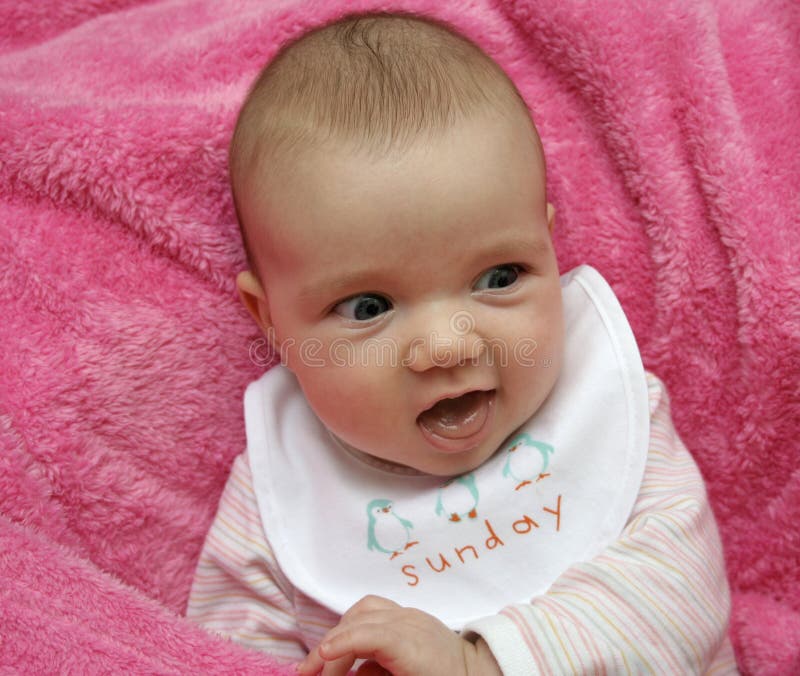 Sunday baby stock image. Image of infant, head, happy - 1779087