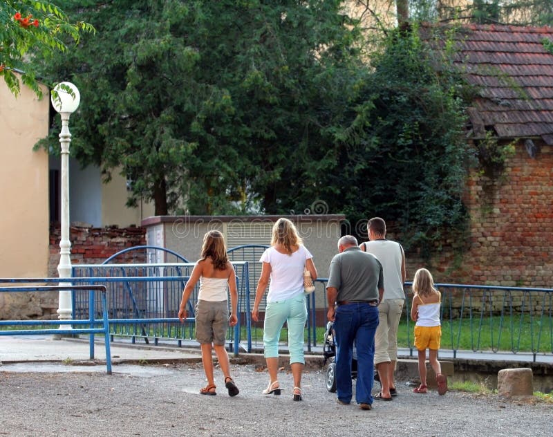 Sunday family walk stock photo. Image of parents, walk - 956232