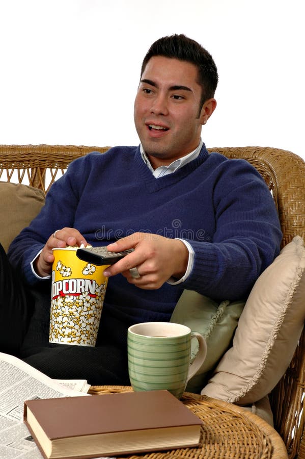 Sunday Football stock image. Image of popcorn, sitting - 1993399