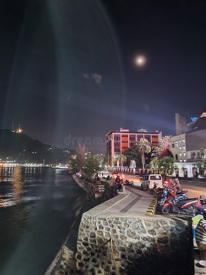 Sunday Night Jayapura Papua Indonesia Stock Image - Image of jayapura ...