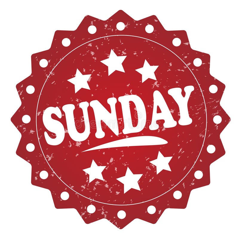 Sunday, Sun Yay. Sticker for Social Media Content. Vector Hand Drawn ...