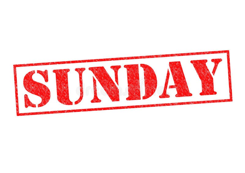 Sunday Stamps Stock Illustrations – 15 Sunday Stamps Stock ...