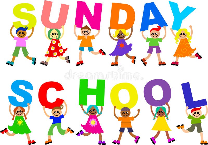 Sunday school frame stock vector. Illustration of kids - 65400219