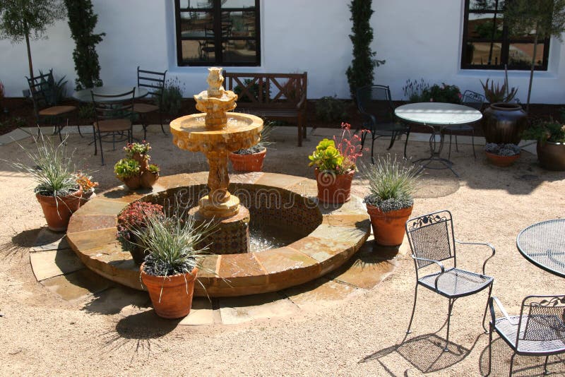 Spanish Courtyard Fountain stock photo. Image of architecture - 232936 Spanish Courtyard Fountain stock photo. Image of architecture - 232936