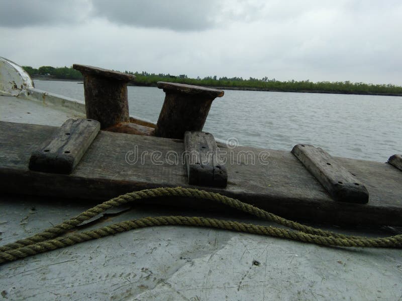 Sunderbanrivieren Van Traditionele Boot Stock Foto - Image of ...