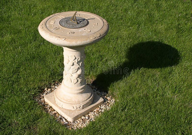 Sundial stock photo. Image of shadow, natural, stone, sundial - 16178