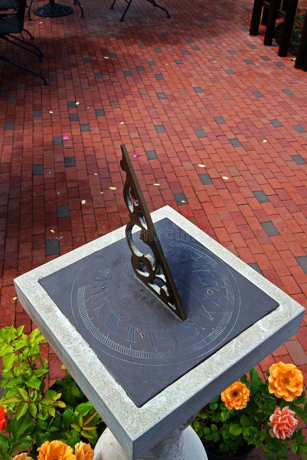 Sundial stock image. Image of sundial, yellow, seven - 26807141