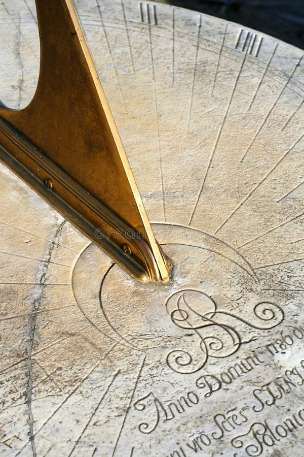 Sundial close up stock image. Image of chronometer, sundial - 245861