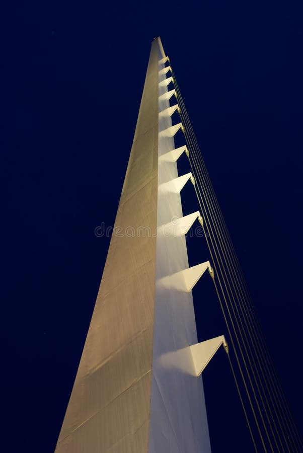 Sundial Bridge structure 7 editorial stock photo. Image of support ...