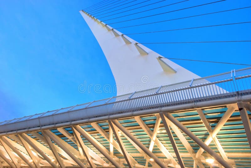 Sundial Bridge structure 7 editorial stock photo. Image of support ...