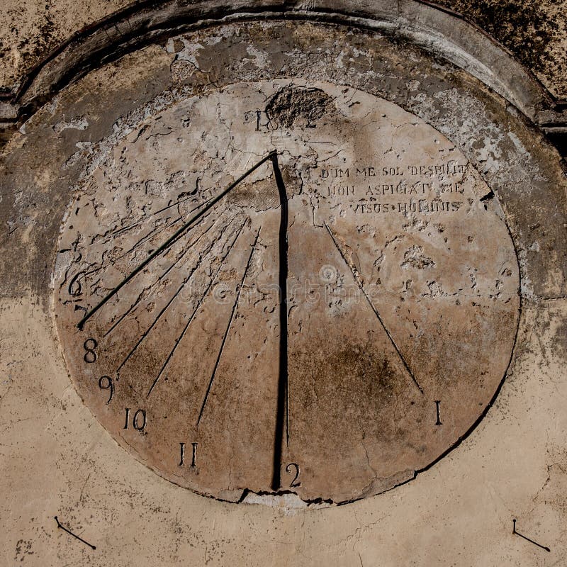 Carved sundial by window stock photo. Image of decorative - 21003956