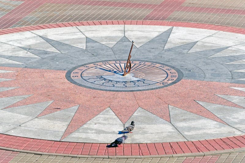 The Sundial on Granite Base Stock Photo - Image of date, culture: 250161794