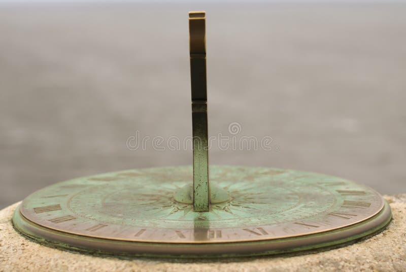 Sundial at noon stock image. Image of dark, rainy, saint - 44913445