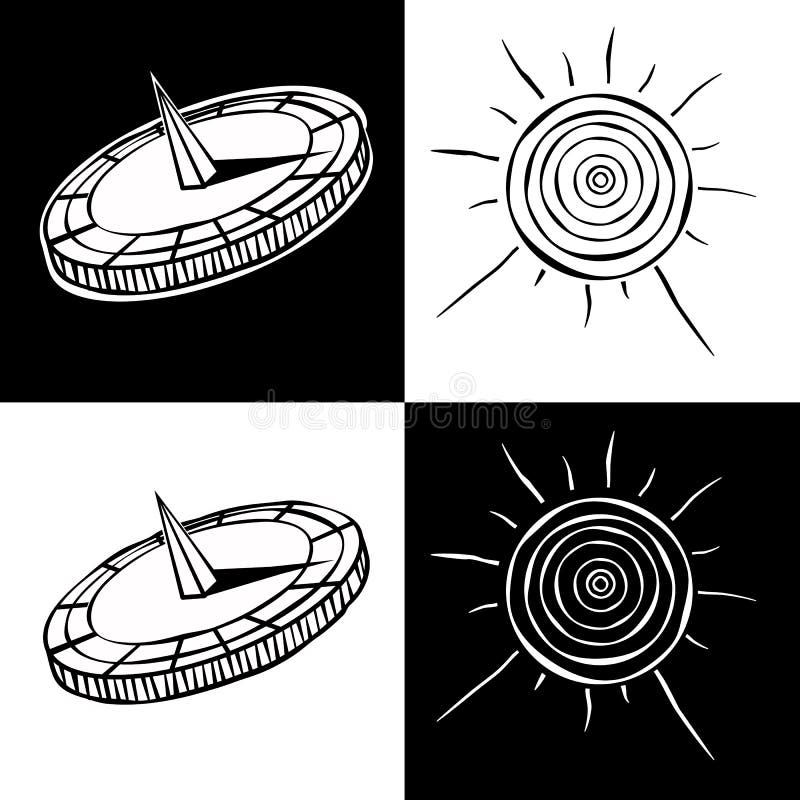 Sundial Stock Illustrations – 985 Sundial Stock Illustrations, Vectors ...