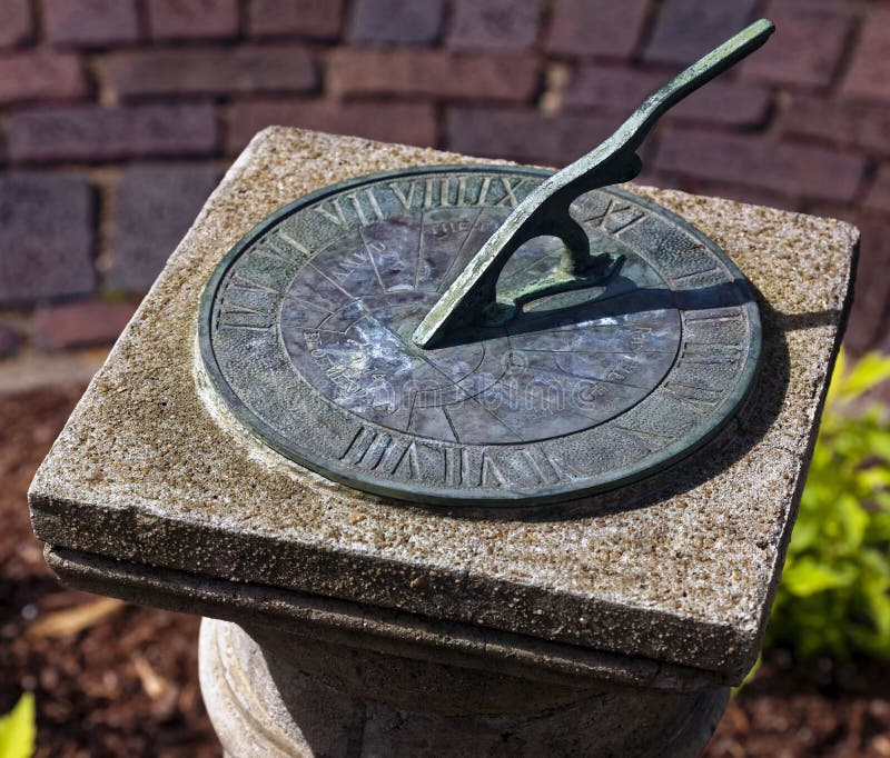 Sundial stock image. Image of shadow, numeral, traditional - 194064073