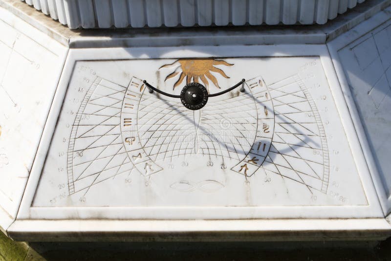 Sundial clock stock image. Image of shadow, astronomy - 15895747