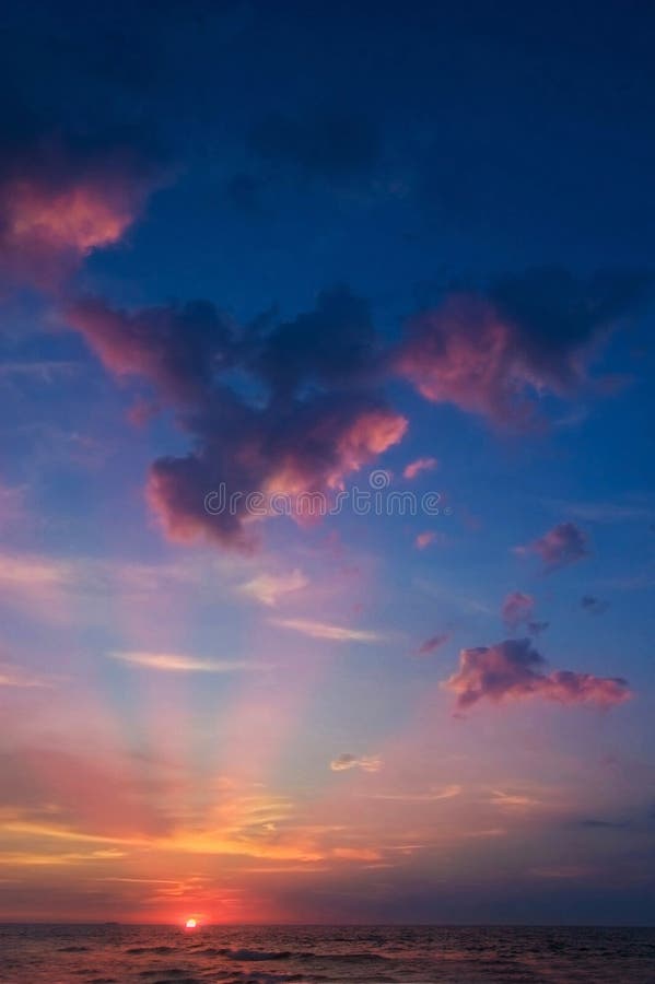 Sundown. stock photo. Image of backdrop, scene, sunset - 17946876