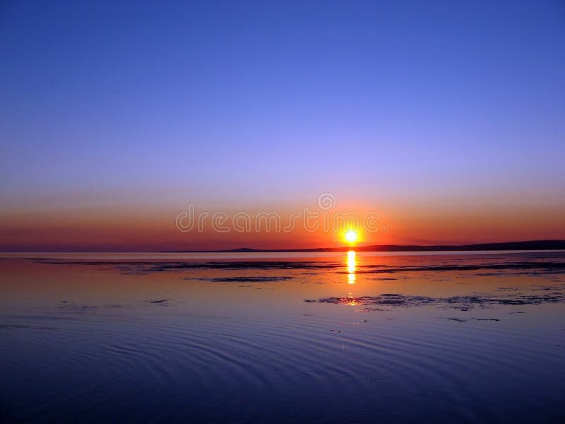 Sundown-2 stock image. Image of black, waterscape, seascape - 3474303