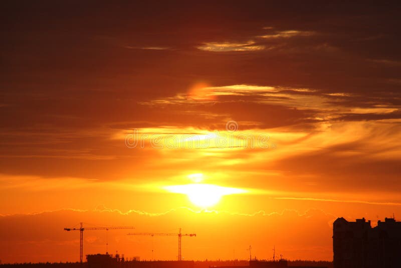 Sunset at the Hotel ParaÃ­ba Globe Stock Image - Image of globe, hotel ...
