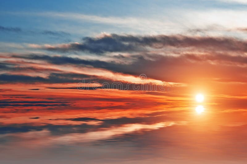 Summer sunrise stock image. Image of color, beauty, backgrounds - 15135205