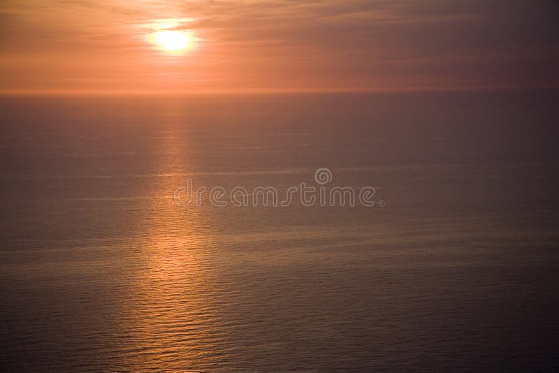 Sundown stock photo. Image of shine, horizon, ocean, atmosphere - 876696