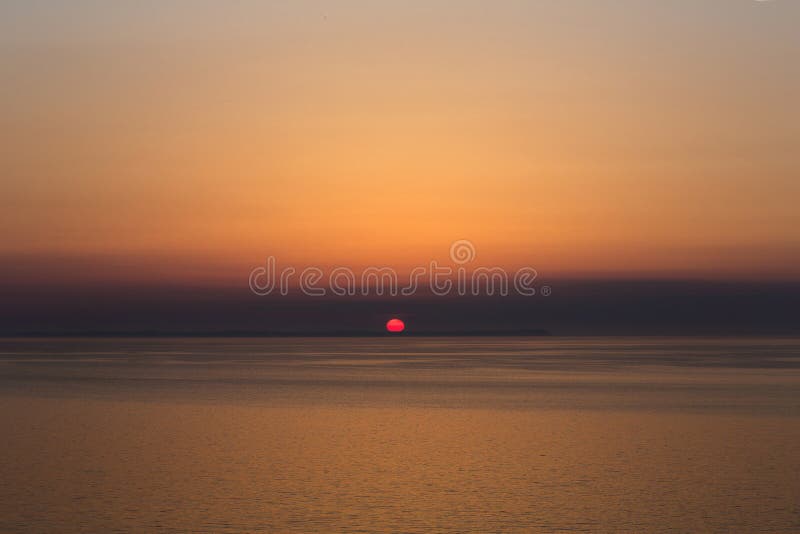 Sundown II stock photo. Image of summer, water, landstrip - 42430862