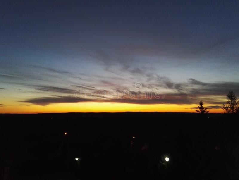 Sundown stock image. Image of night, sundown, moment - 94037319